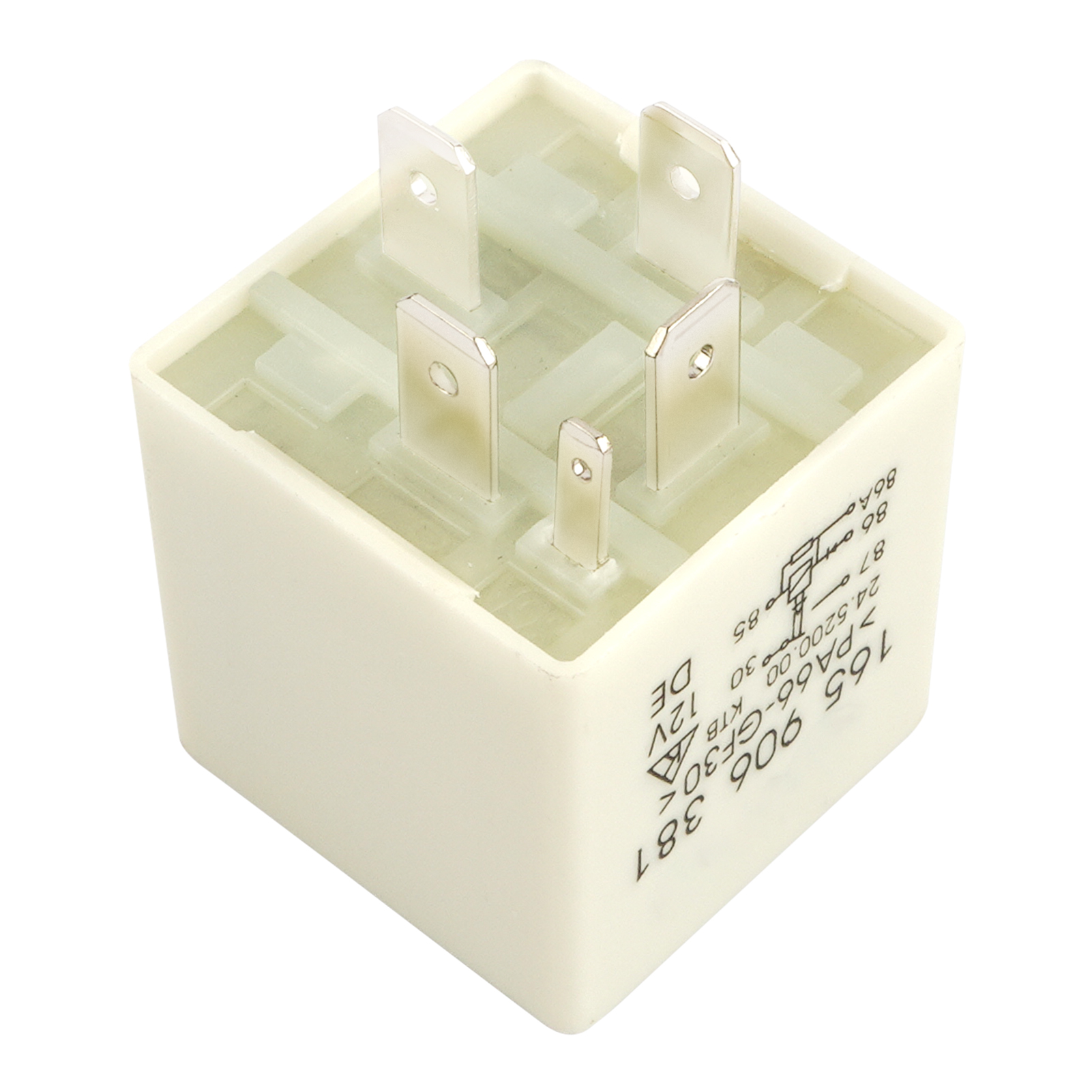 165 906 381 12VDC PA66-GF30 Automotive Relay | Gmoparts.com