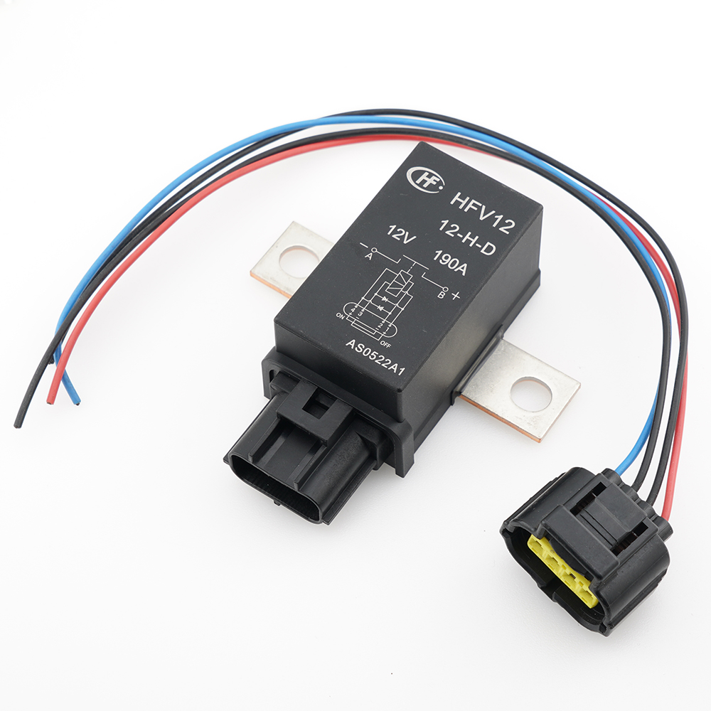 HONGFA HFV12-12-H-D Magnetic Latching Relay with Adapter Cable ...