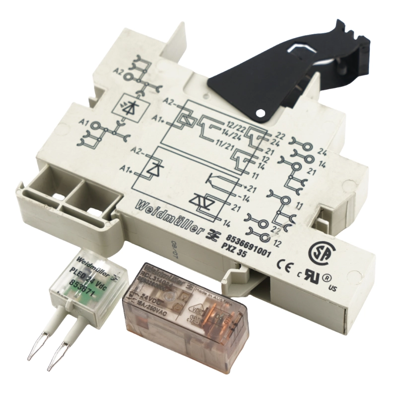 WEIDMULLER RCL314024 With 8536691001 PXZ35 Relay Socket | Gmoparts.com