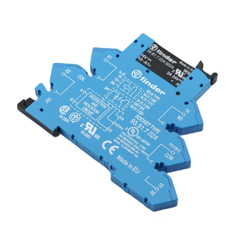 FINDER 34.81.7.024.9024 Solid State Relay with 93.51.7.024 relay ...