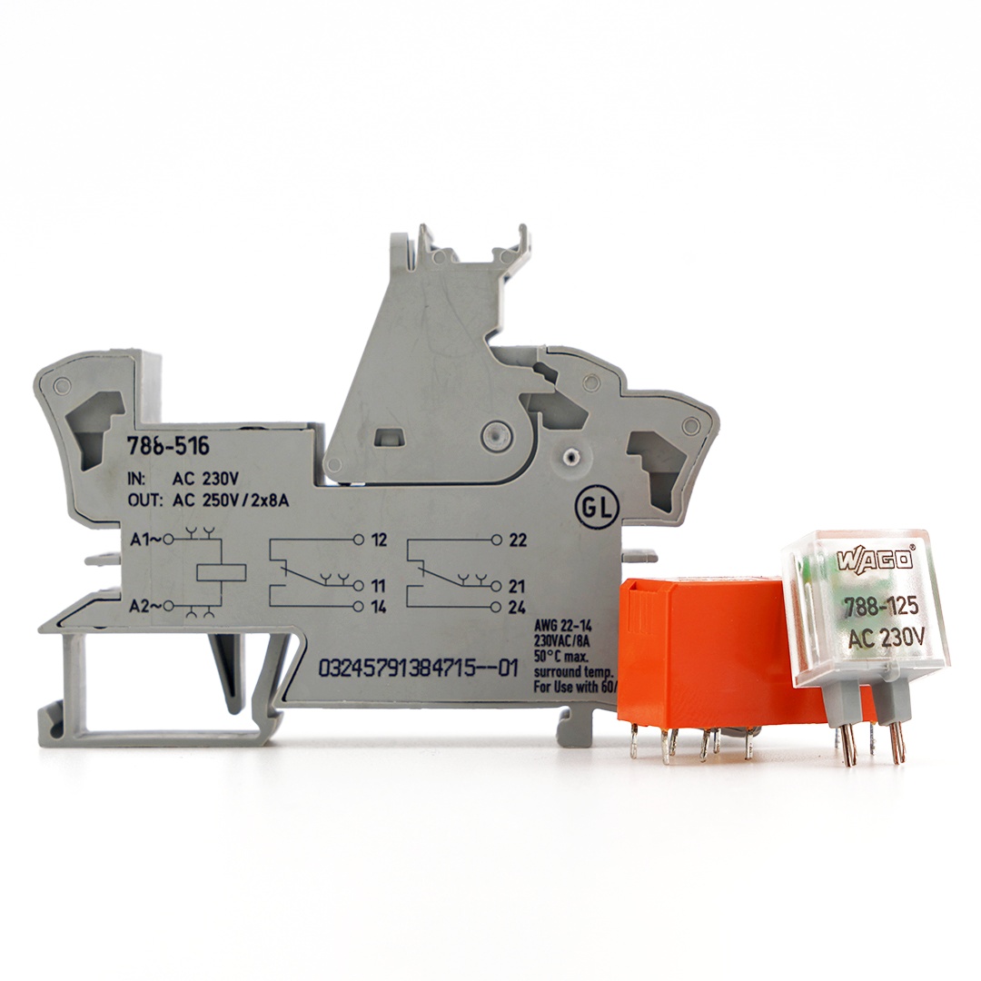 TE RT424730 Power Relay with 788-516 Scoket and 788-125 Relay Module ...