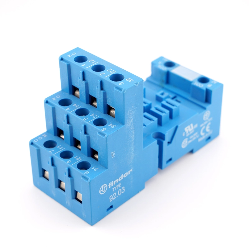 FINDER 92.03 Relay Socket Blue | Gmoparts.com