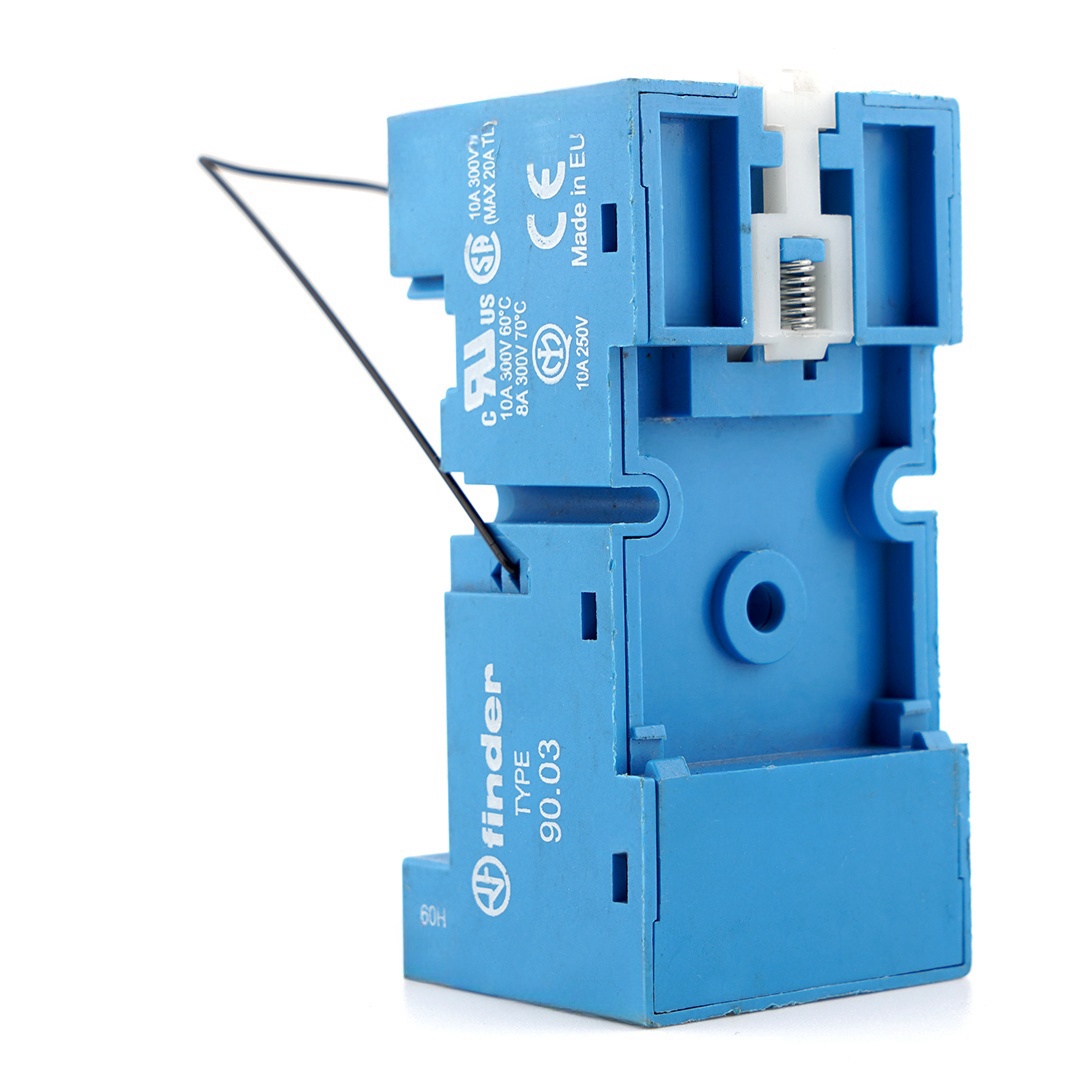 FINDER 90.03 Relay Socket Blue | Gmoparts.com