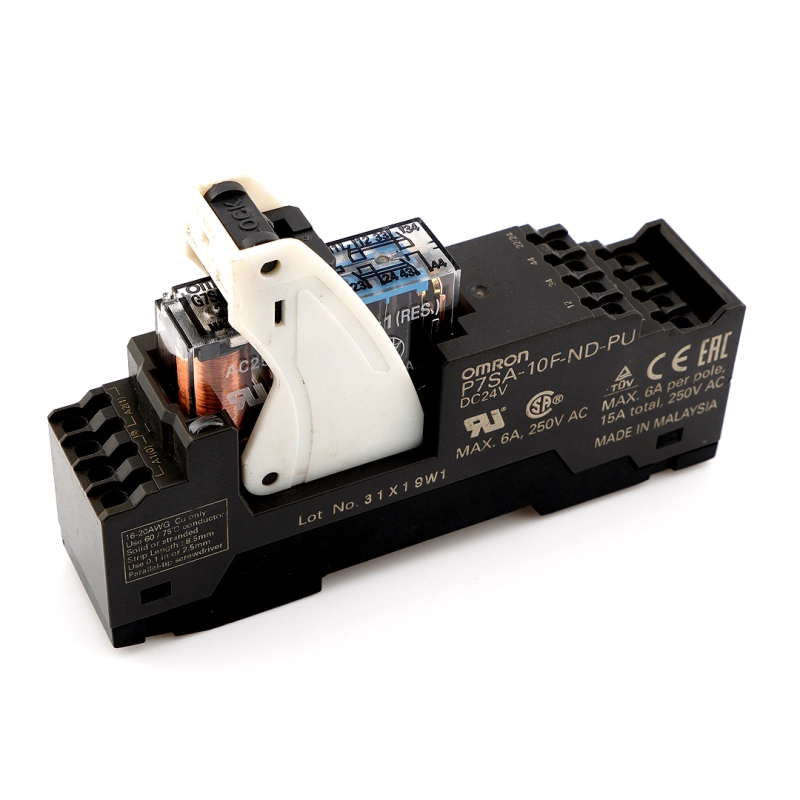 OMRON G7SA-3A1B DC24V Safety Relay with P7SA-10F-ND-PU socket ...