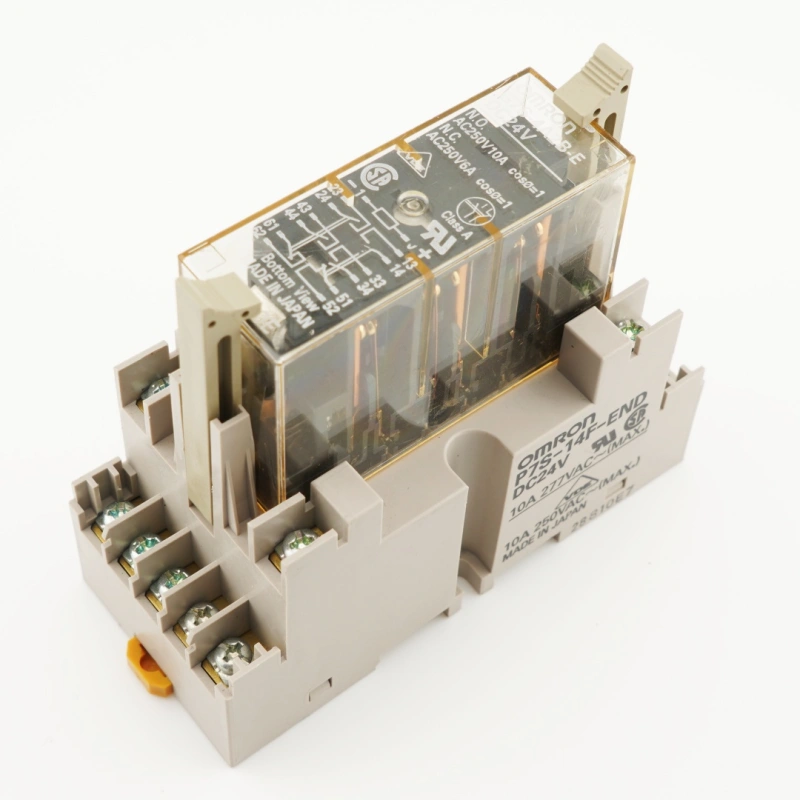 OMRON G7S-4A2B-E DC24V Safety Relay with P7S-14F-END Relay Socket ...