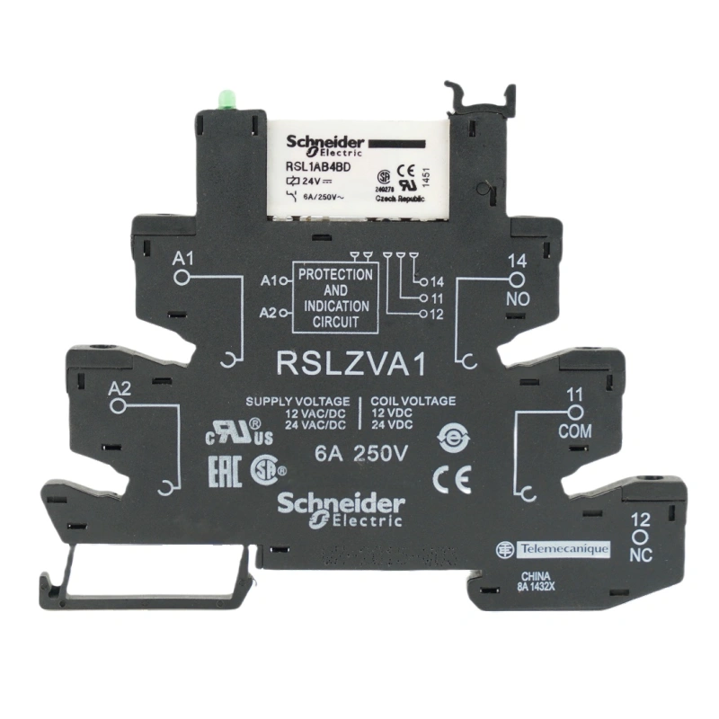 Schneider RSL1AB4BD white+RSLZRA1 Power Relay | Gmoparts.com