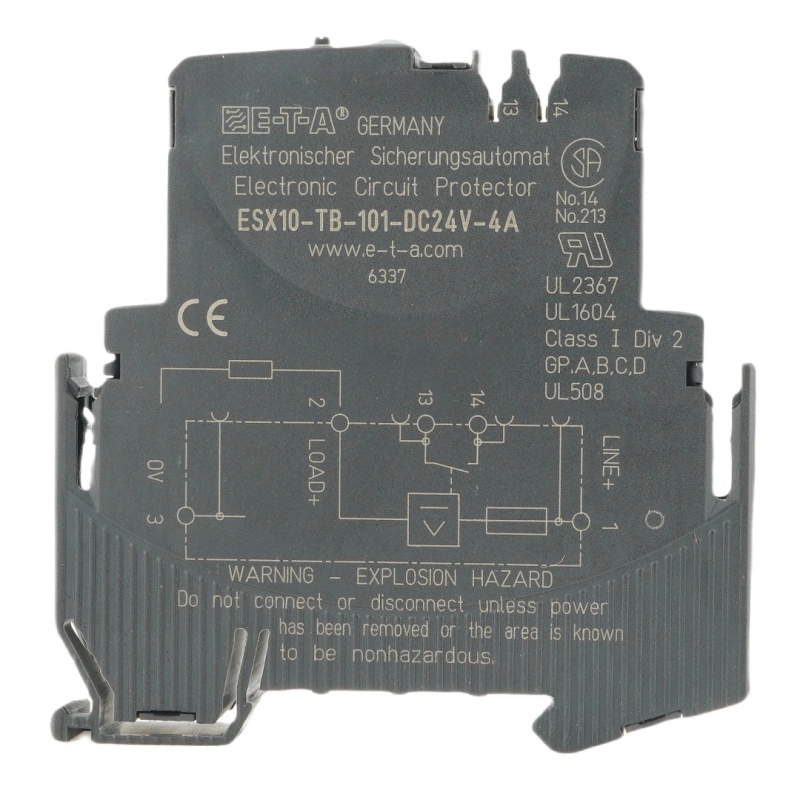 E-T-A ESX10-TB-101-DC24V-4A Electronic Circuit Protector | Gmoparts.com