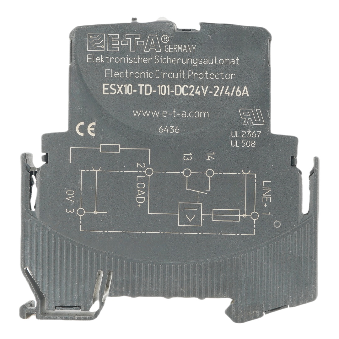 E-T-A ESX10-TD-101-DC24V-2-4-6A Electronic Circuit Protector | Gmoparts.com