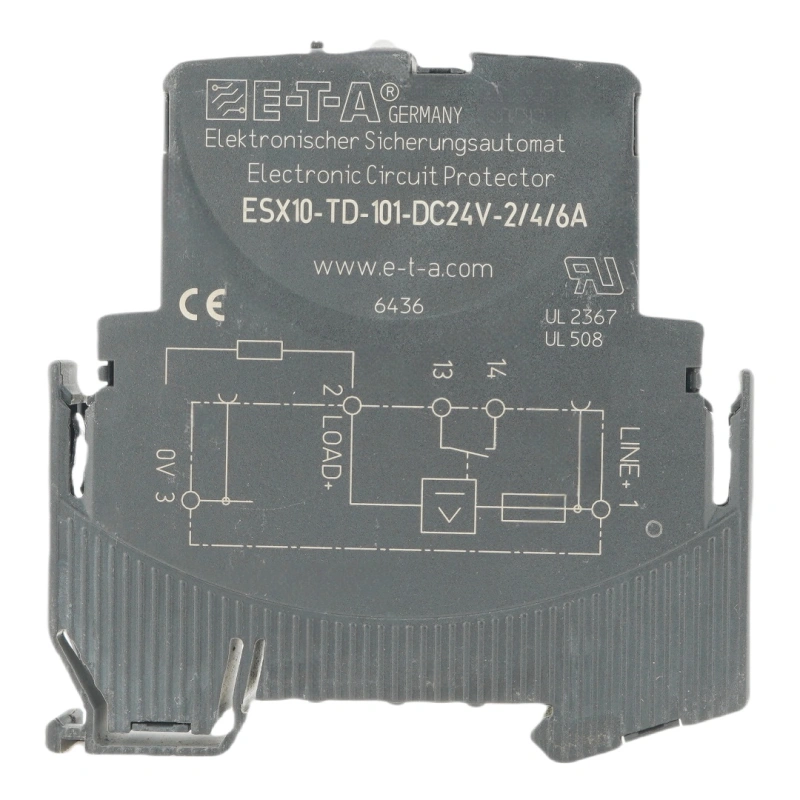E-T-A ESX10-TD-101-DC24V-2-4-6A Electronic Circuit Protector | Gmoparts.com
