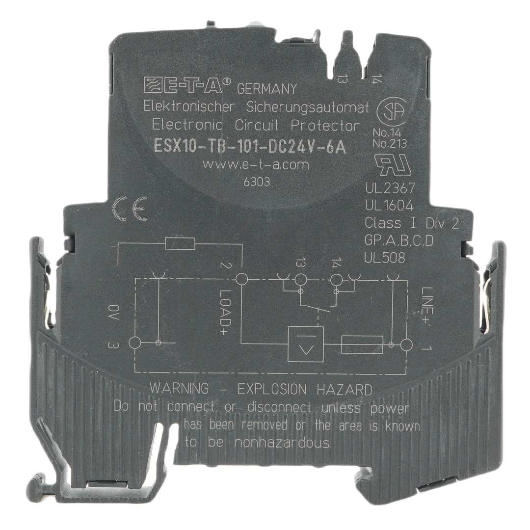 E-T-A ESX10-TB-101-DC24V-6A Electronic Circuit Protector | Gmoparts.com