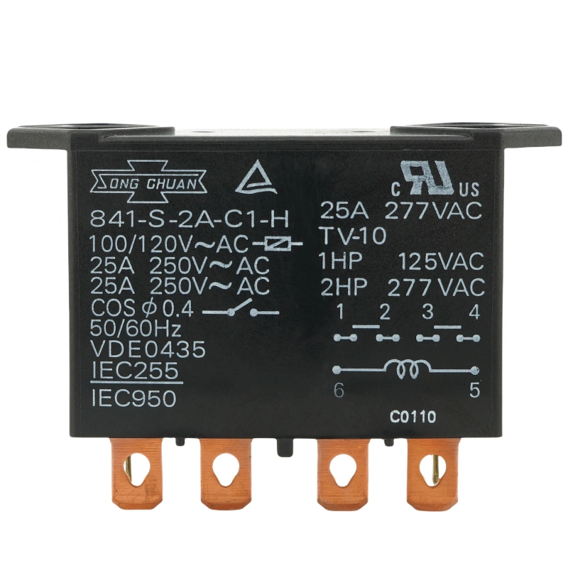 Song Chuan 841-S-2A-C1-H 100/120VAC General Purpose Relays | Gmoparts.com