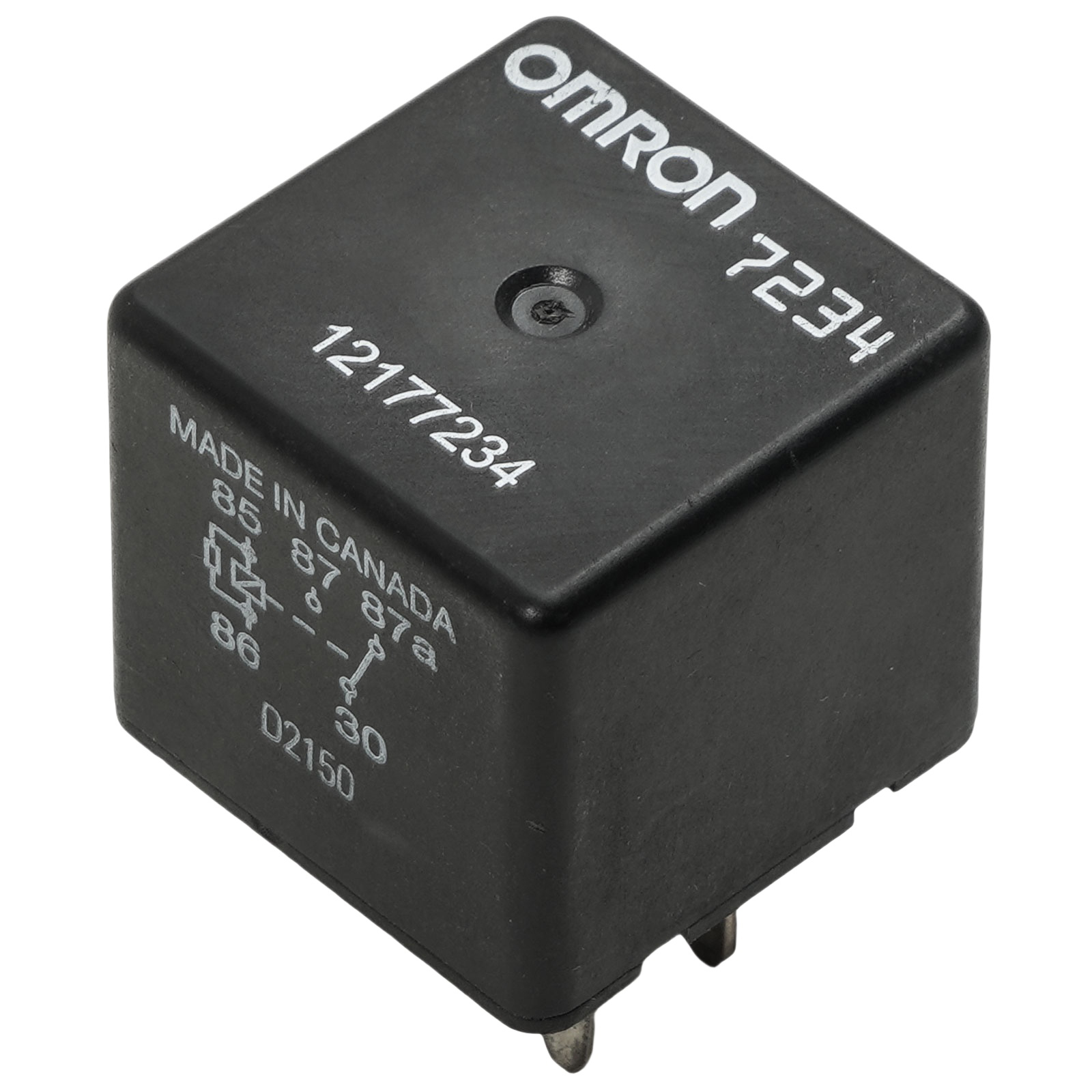 OMRON 12177234 12VDC Automotive Relays 40A 5Pin Quick Connect SPDT Fan ...