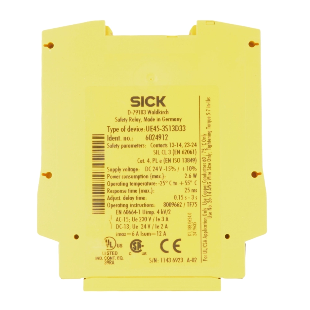 SICK UE45-3S13D33 Safety Relays Main Unit