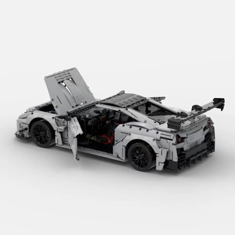 JC-LEGO 02 Nissan GTR-R35 MOC Design Model 1:8 Technology Building ...