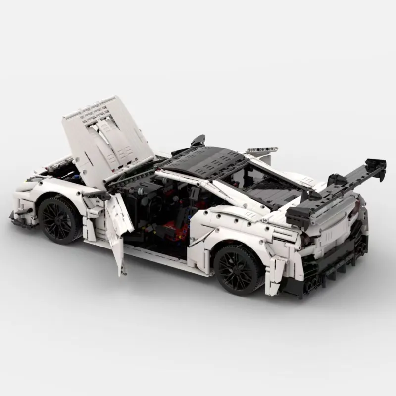 JC-LEGO 02 Nissan GTR-R35 MOC Design Model 1:8 Technology Building ...