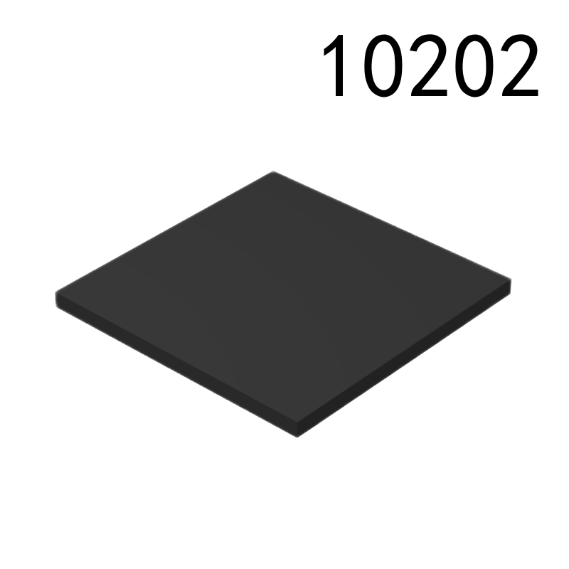 Item No: 10202 Tile 6 x 6 with Bottom Tubes Chinese Compatible with LEGO