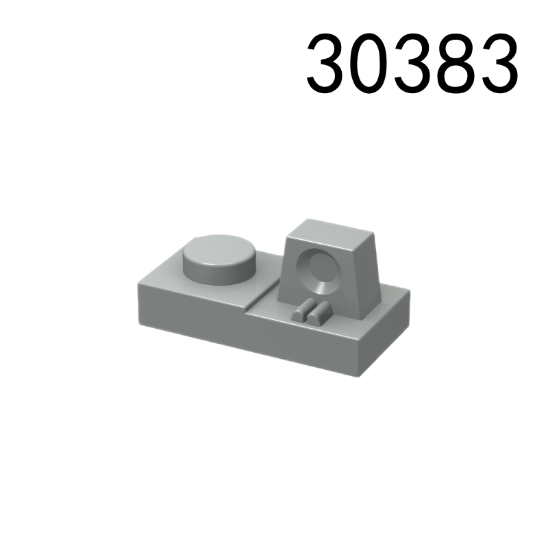 Item No: 30383 Hinge Plate 1 x 2 Locking with 1 Finger on Top Alternate ...