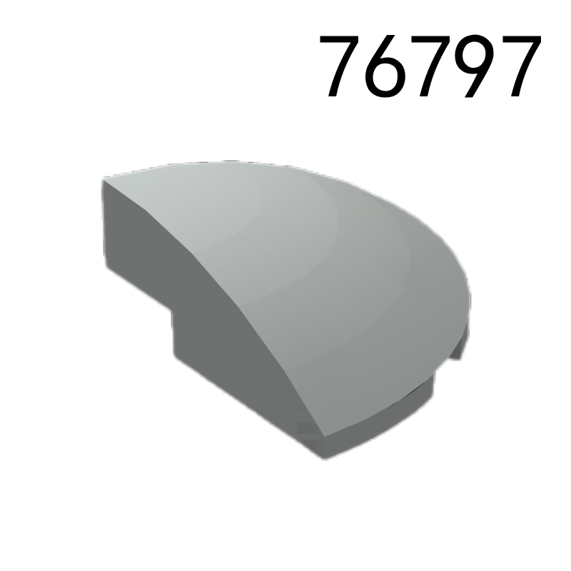 Item No: 76797 Slope, Curved 3 x 3 Corner Round Chinese Compatible with ...
