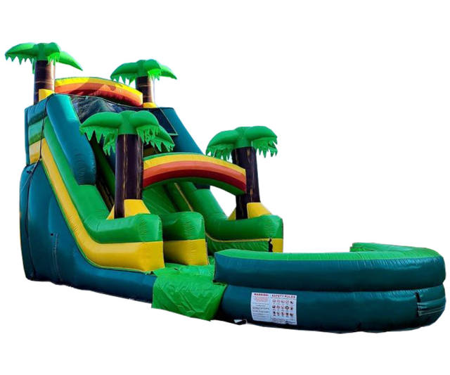16FT Rainbow Water Slide