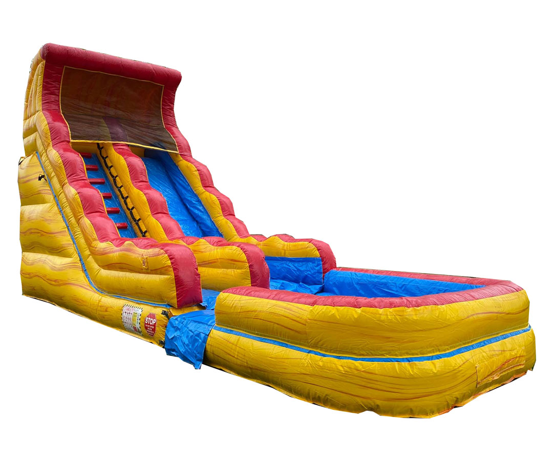 18FT Lava Falls Water Slide