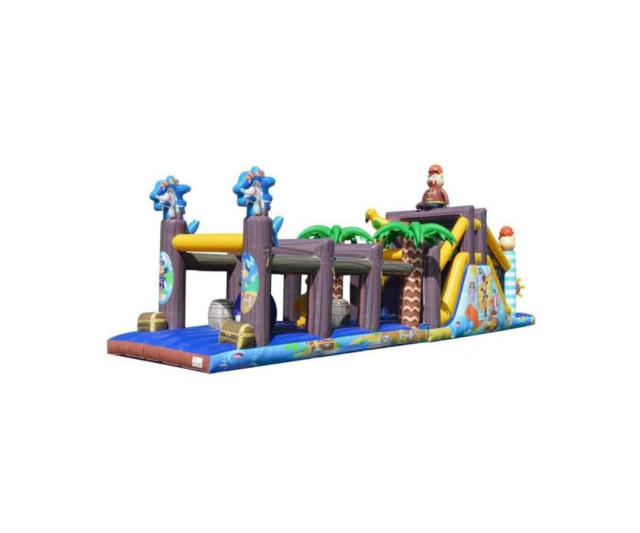 Tropical Pirate Treasure Island Obstacle Course, OB-2107033
