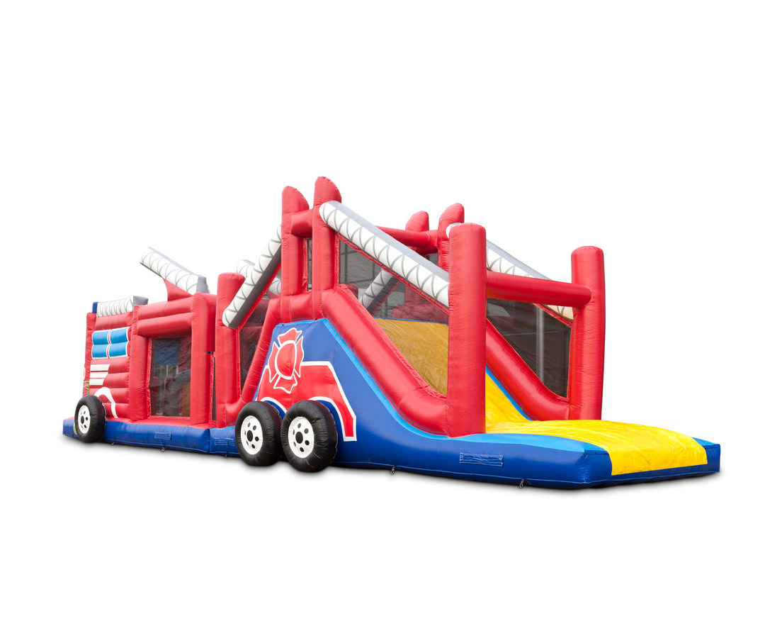 Fire Truck Obstacle Course / Hüpfburg Feuerwehr kaufen, OB-30124