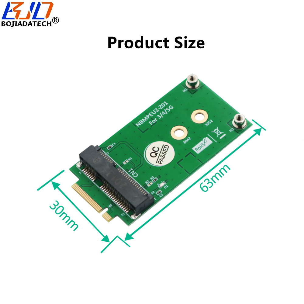 NGFF M.2 B Key Interface to Mini PCI-E MPCIE Wireless Adapter Card ...