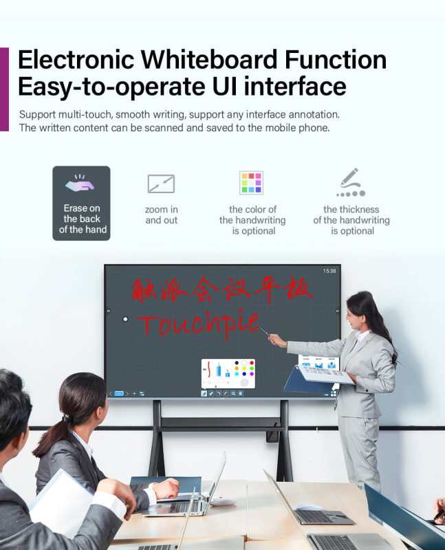Capacitive Touch Screen Interactive Flat Panel Smart Board