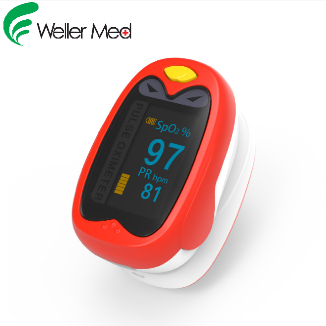 Digital electronic oximeter for children USB rechargeable fingertip ...