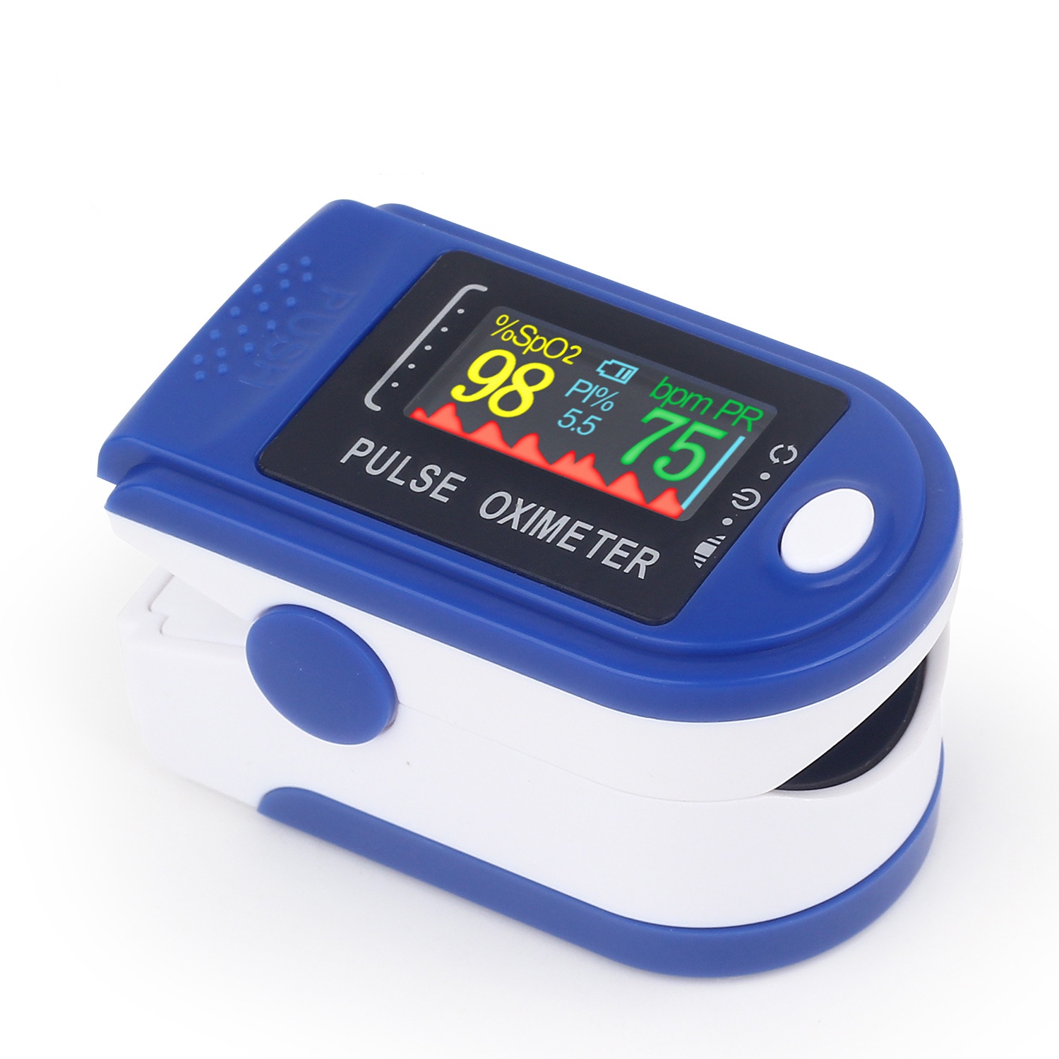 Oximeters 4 Color TFT Display Oximeters Pulse Conte Fingertip Blood ...