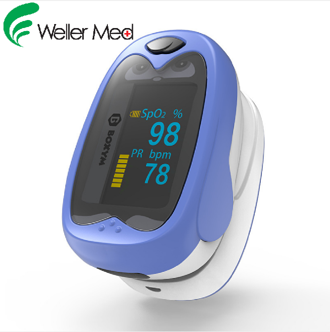 Digital electronic oximeter for children USB rechargeable fingertip ...