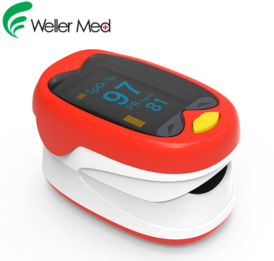 Digital electronic oximeter for children USB rechargeable fingertip ...