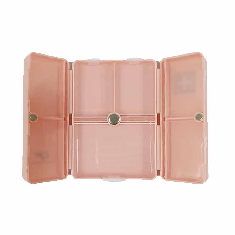 Magnetic compartmental storage box 7 compartmental health care box home ...