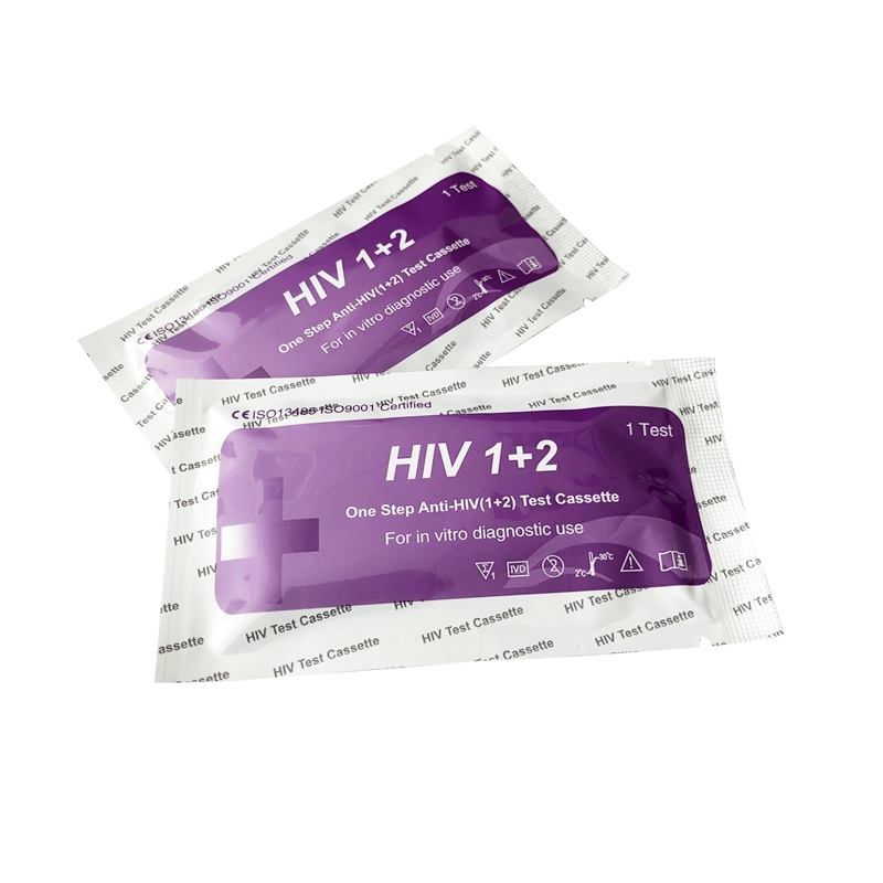HIV test card,