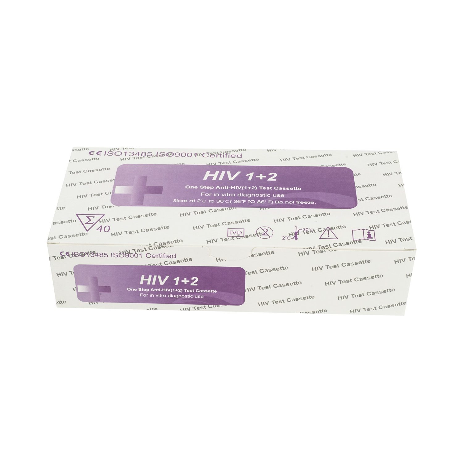 HIV test card,