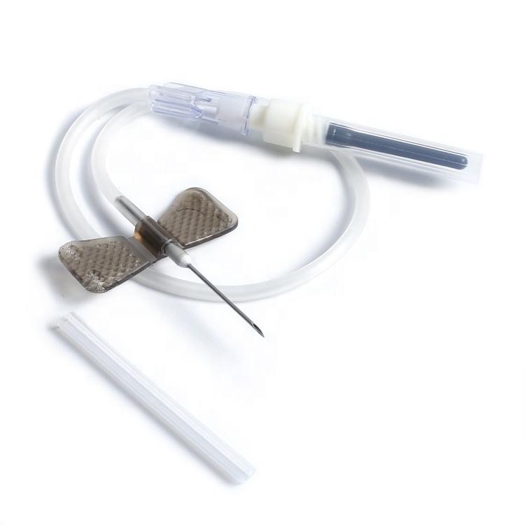 Disposable Butterfly Blood Collection Needle with Luer Adapter,