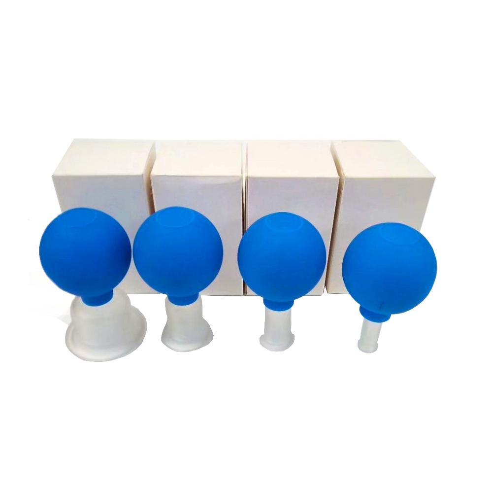 Anti Aging Silicone Cupping Glass Cupping Therapy Set For Face and Body ...