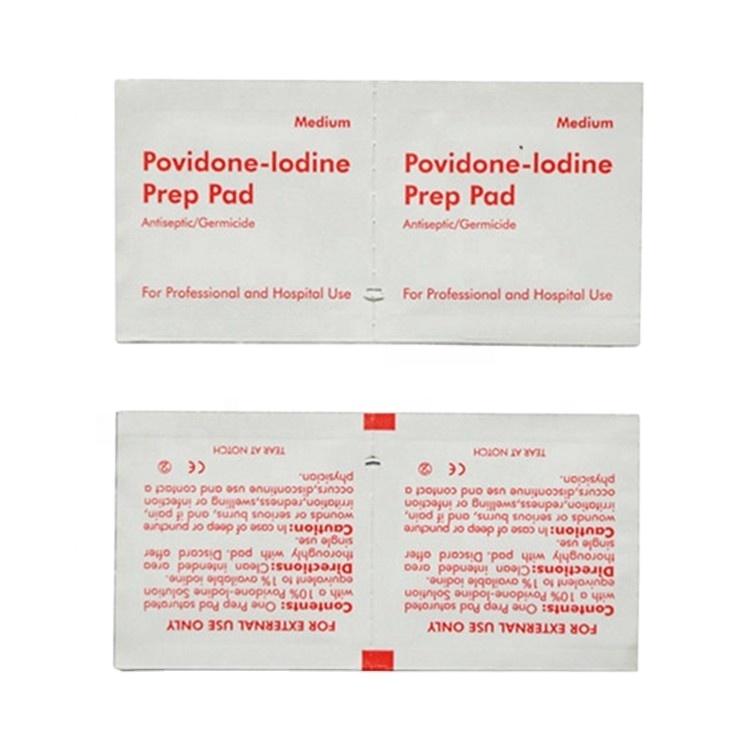 Medical disposable 10% povidone iodine pad for professional and ...