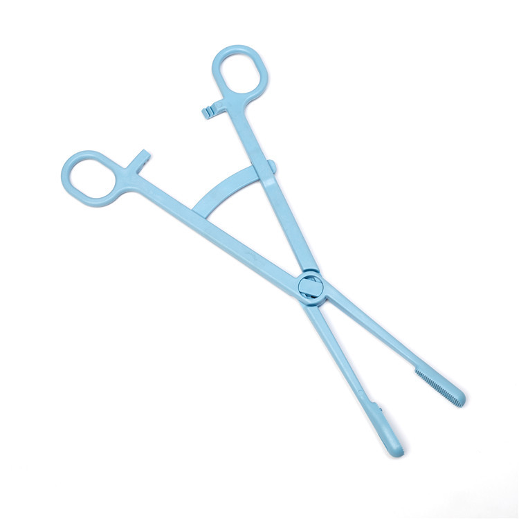 Disposable Plastic Medical Obstetric Forceps 24cm,