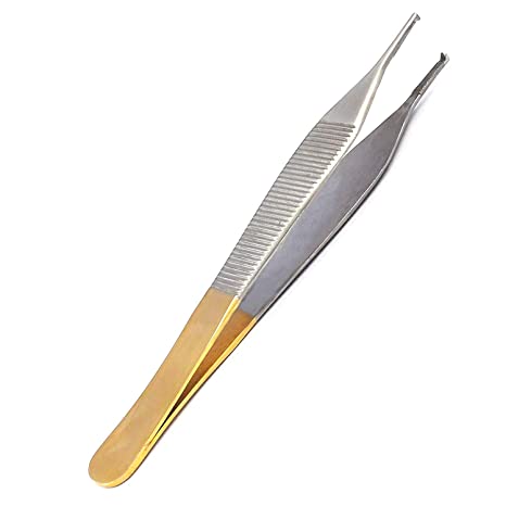 TC Adson Tissue Forceps 1 x 2 Teeth Surgical instruments,