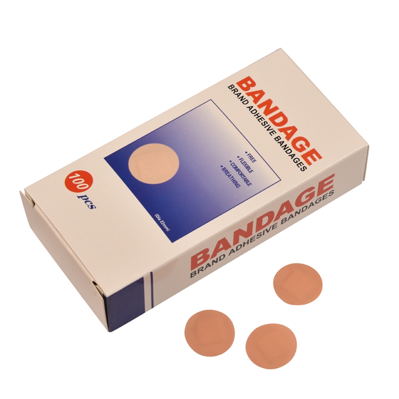 Factory Wholesale Bandaid Woundplast Medical round Adhesive Plaster,