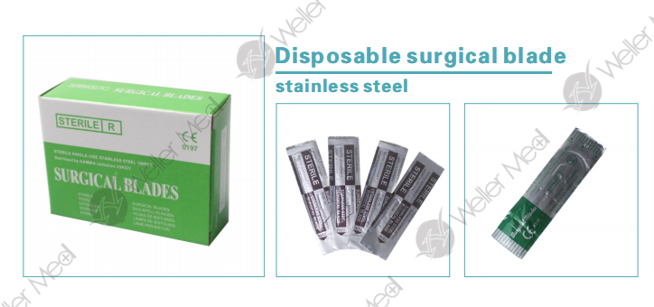 Disposable surgical blade stainless steel,Medical blade