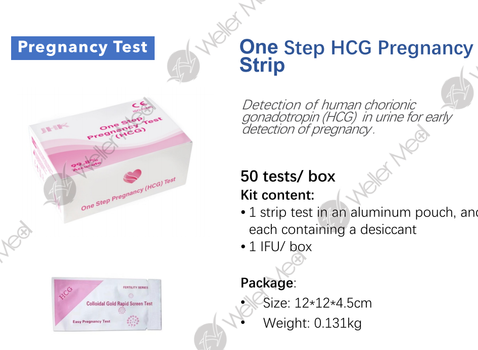One Step HCG PregnancyStrip,Self testing products