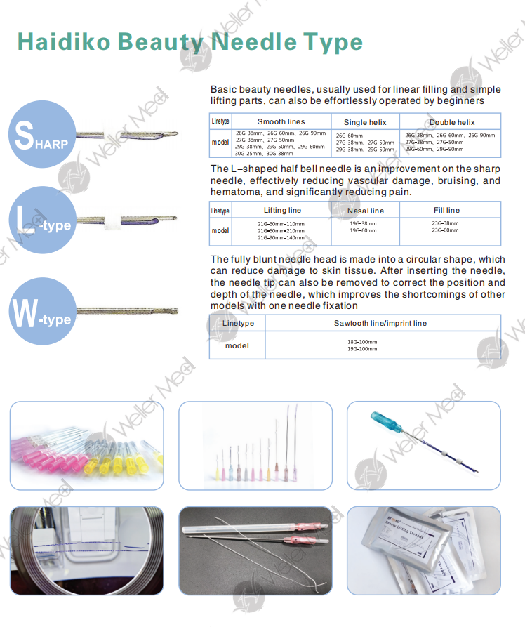 Haidiko Beauty Needle Type,Beauty needle