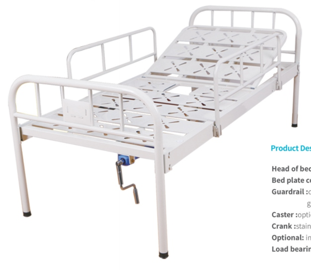 Normalone-crank hospital bed with bedpan,Medical nursing bed