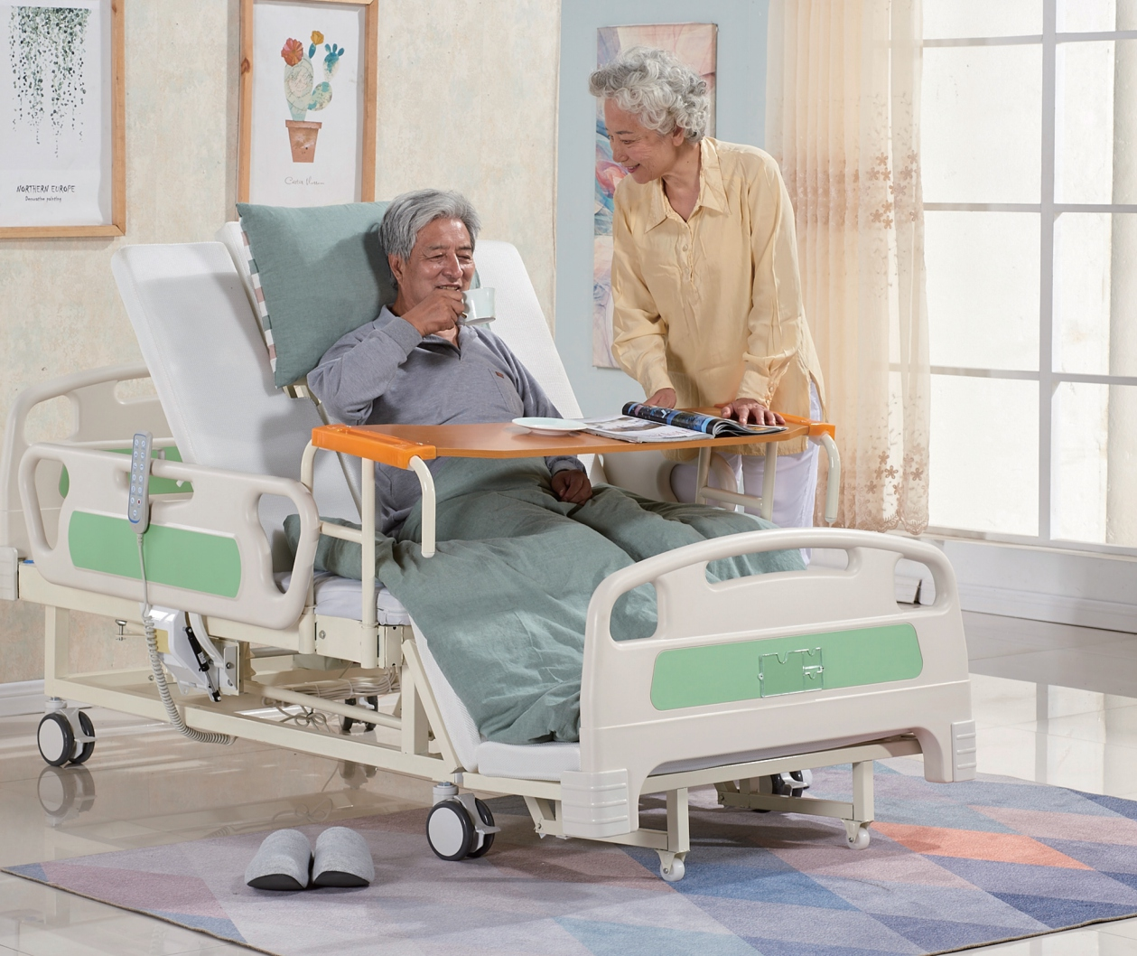 ABS home nursing bed,Medical nursing bed