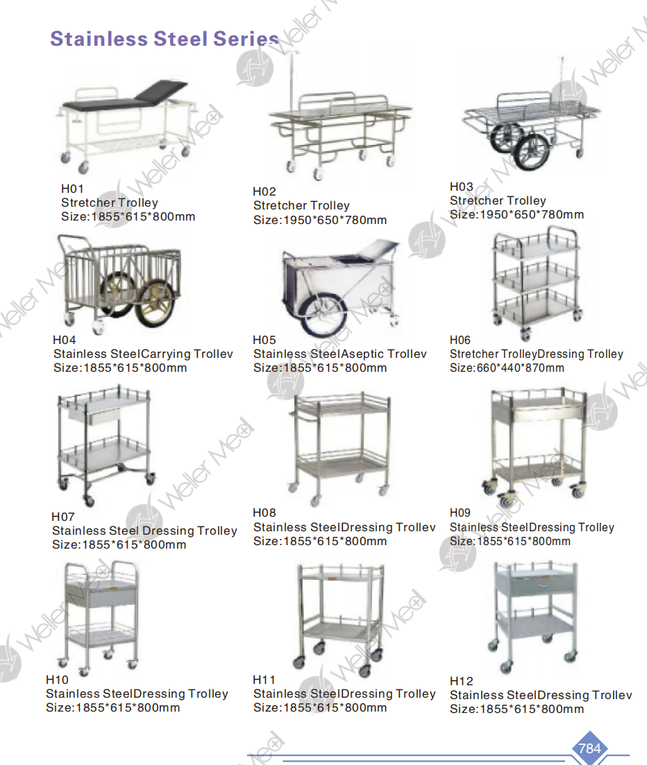 Stainless Steel Series,Nursing bed accessories