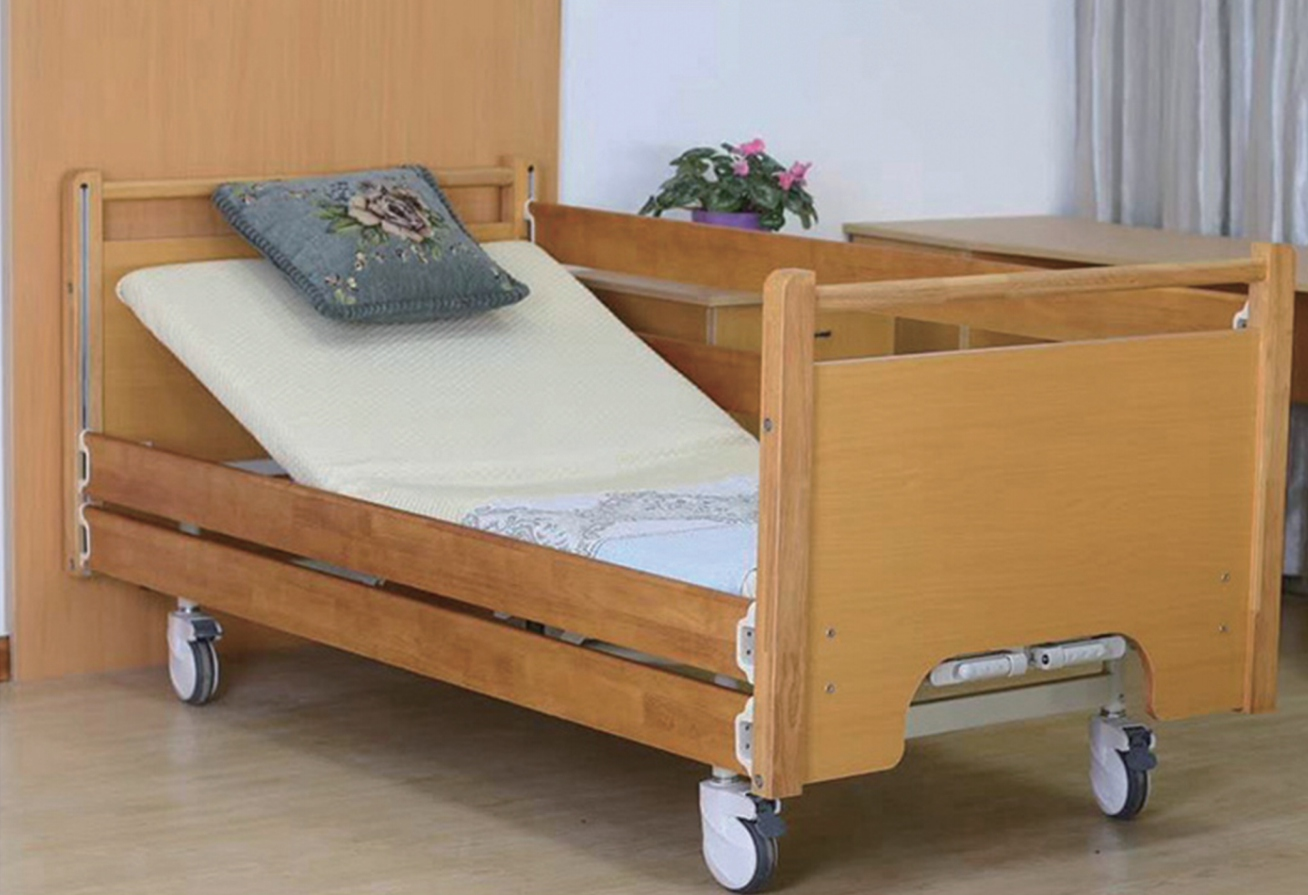 Wooden home nursing bed,Medical nursing bed