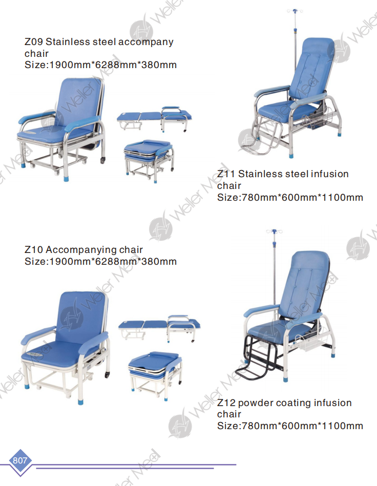 Z09 Stainless steel accompany,Nursing bed accessories