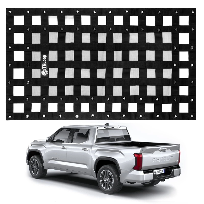 Tailgate Cargo Net,Grey ‎2.3ft x 3.9ft Heavy Duty Cargo Net for Pickup ...